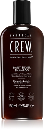 American Crew Daily Silver Shampoo shampoo for white and grey hair ...