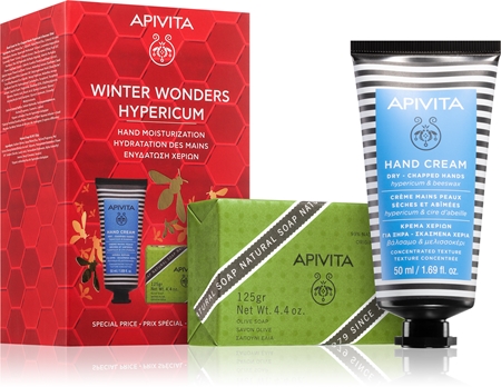Apivita Hand Care Winter Wonders Hypericum kalėdinių dovanų rinkinys | notino.lt