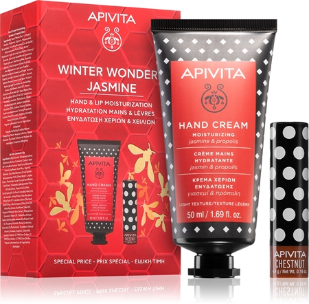Apivita Hand Care Winter Wonders Jasmine kalėdinių dovanų rinkinys | notino.lt