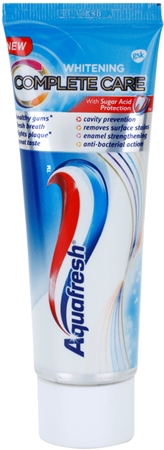 Aquafresh Complete Care Whitening bleichende Zahnpasta mit Fluor