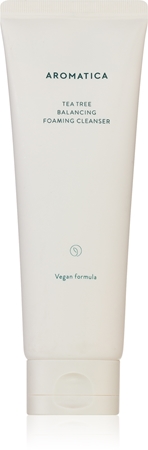 Aromatica Tea Tree Balancing foaming cleansing gel for oily and problem ...