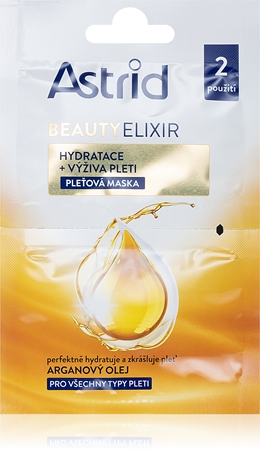 Astrid Beauty Elixir moisturising nourishing mask with argan oil ...