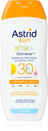 Astrid Sun Kinder Zonnebrandmelk SPF 30 | notino.nl