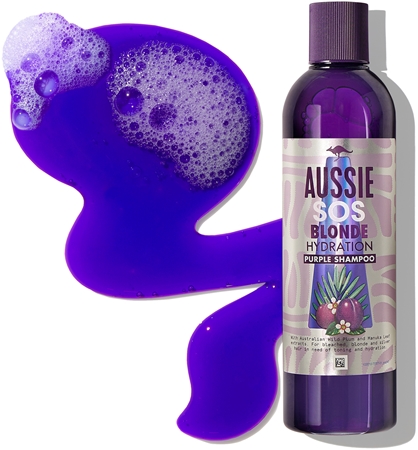 Aussie SOS Purple purple shampoo for blonde hair | notino.co.uk