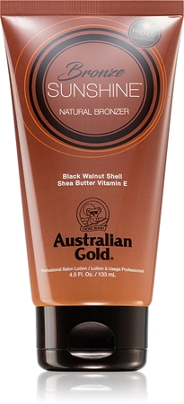 Australian Gold Bronze Sunshine sunbed tanning cream with bronzer ...
