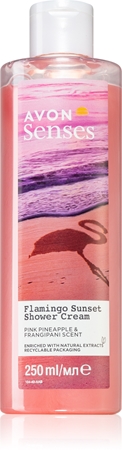 Avon Senses Flamingo Sunset relaxációs tusoló krém | notino.hu
