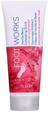 Avon Foot Works Vanilla Berry пилинг за крака | notino.bg