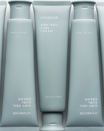 AYUNCHE Airy Veil Curl Cream nährende Crem für welliges und lockiges ...