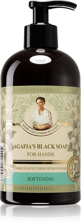 Babushka Agafia Softening black soap for hands | notino.co.uk