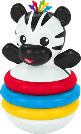 Baby Einstein Stack & Wobble Zen Zebra Speelgoed met bijtring | notino.nl