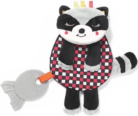 BabyOno Have Fun Cuddly Toy for Babies soft snuggly toy with teether ...