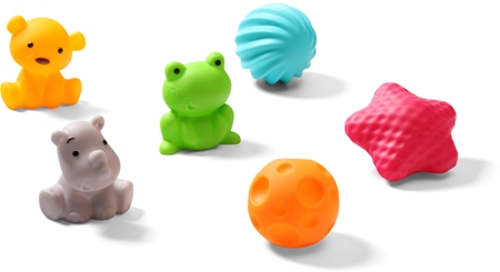 BabyOno Have Fun Sensory Balls minkšti sensoriniai kamuoliukai | notino.lt
