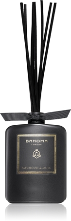 Bahoma London Obsidian Black Collection Patchouli & Musk aroma diffuser ...