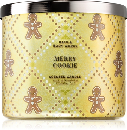 Bath & Body Works Merry Cookie bougie parfumée | notino.fr