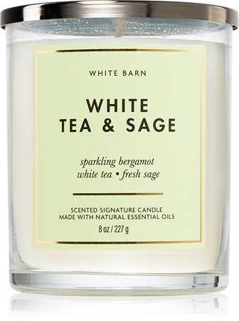 Bath & Body Works White Tea & Sage scented candle | notino.co.uk
