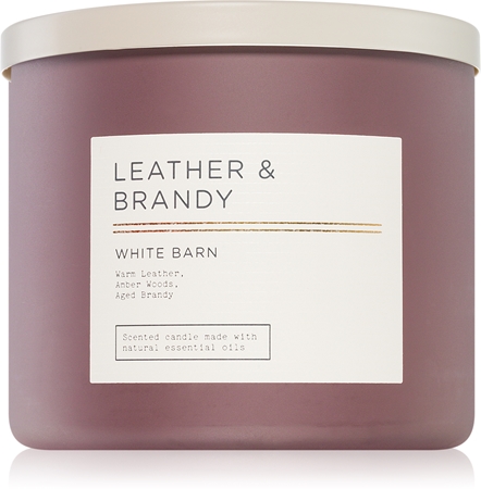 Bath & Body Works Leather & Brandy scented candle | notino.co.uk