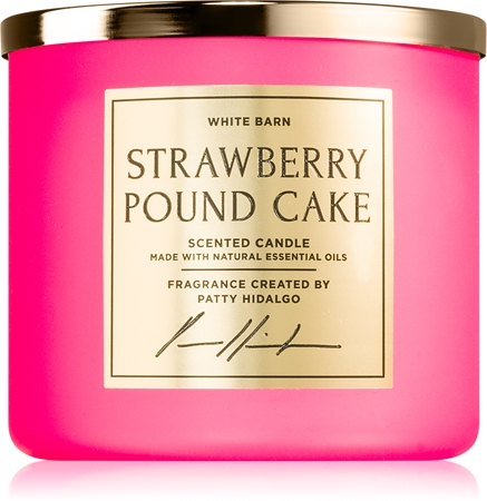 Bath & Body Works Strawberry Pound Cake kvapioji žvakė | notino.lt