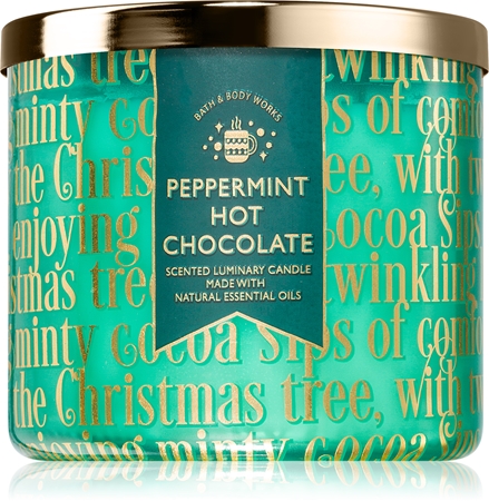 Bath & Body Works Peppermint Hot Chocolate scented candle | notino.ie