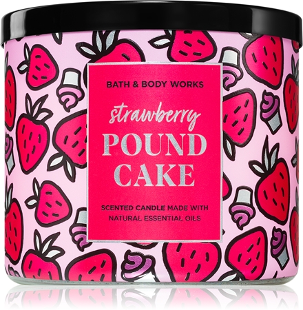 Bath & Body Works Strawberry Pound Cake kvapioji žvakė | notino.lt