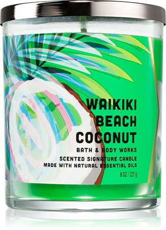 Bath & Body Works Waikiki Beach Coconut illatgyertya | notino.hu