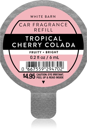 Bath & Body Works Tropical Cherry Colada car air freshener refill ...