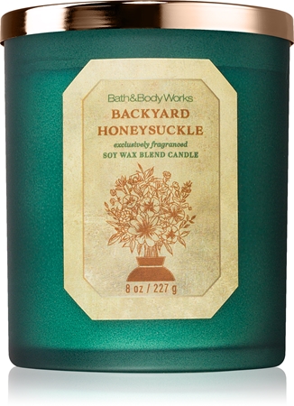 Bath & Body Works Backyard Honeysuckle scented candle | notino.co.uk