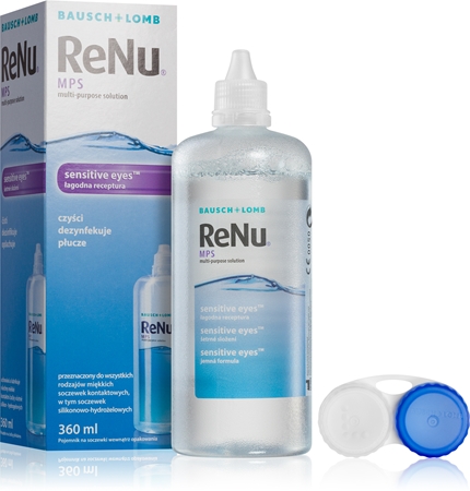 Bausch+Lomb ReNu MPS Sensitive Eyes solution for contact lenses ...