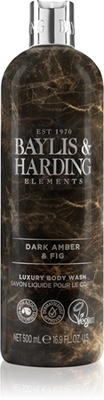 Baylis & Harding Elements Dark Amber & Fig luxury shower gel | notino.co.uk