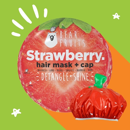 Bear Fruits Strawberry hair mask for shiny and soft hair | notino.co.uk