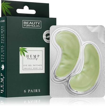 Beauty Formulas Hemp Hydrogel Eye Mask With Hemp Oil | notino.ie