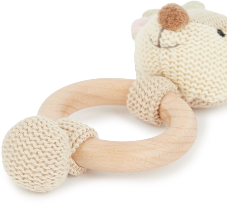 Bieco Grasping Toy with Rattle Fawn | notino.pl