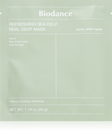 Biodance Refreshing Sea Kelp Real Deep Mask maska hydrożelowa o ...