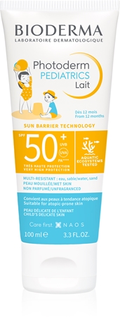 Bioderma Photoderm Pediatrics ochranné opaľovacie mlieko pre deti SPF ...