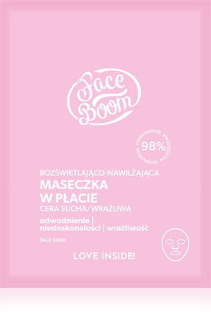 BodyBoom FaceBoom sheet mask for radiance and hydration | notino.co.uk