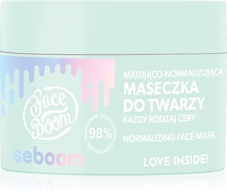 BodyBoom FaceBoom Seboom Rengörande mattifierande mask För blandhud ...