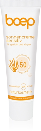 Boep Natural Sun Cream Sensitive sunscreen SPF 50 | notino.co.uk