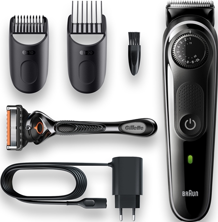 Braun Beard Trimmer BT5342 Facial and Body Hair Trimming Kit ...