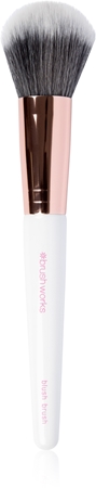 Brushworks Blush Brush White & Gold blusher brush | notino.co.uk
