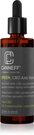 Canneff Green CBD Anti-Blue Light Serum olejové sérum pre regeneráciu ...