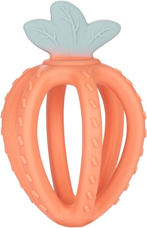Canpol babies Silicone Sensory Teether Strawberry Orange chew toy ...