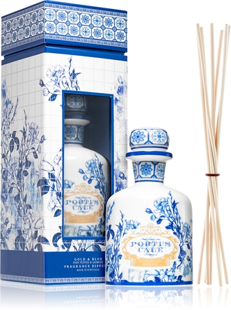 Castelbel Portus Cale Gold & Blue Aroma Diffuser mit Füllung