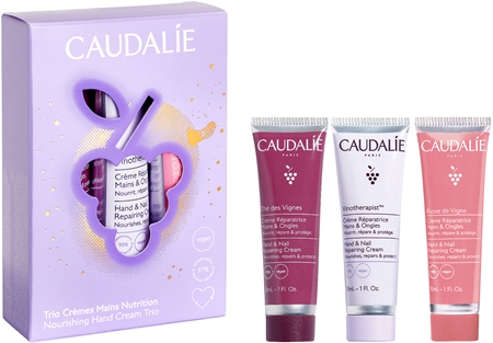 Caudalie Hand Cream Trio Set coffret cadeau mains et ongles | notino.be
