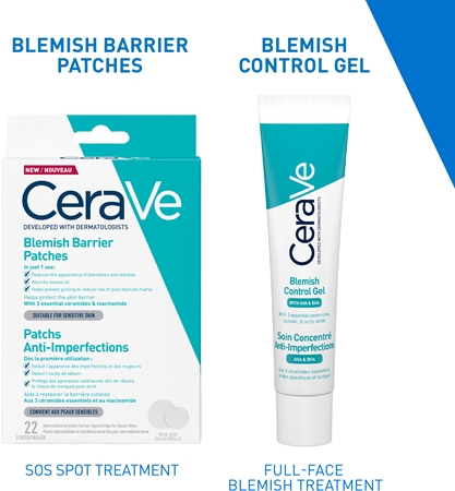 CeraVe Blemish Control Barrier Patches patches for problem skin to ...