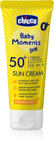 Chicco Baby Moments Sun krema za sunčanje SPF 50+ za djecu od rođenja | Notino.hr