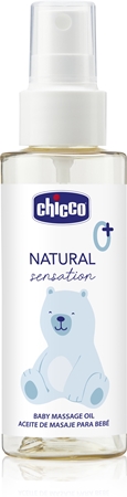 Chicco Natural Sensation Baby Massageolja för barn från födseln | notino.se