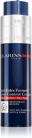 Clarins Men Line-Control Cream anti-wrinkle cream for dry skin | notino ...