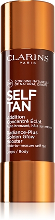 Clarins Self Tan Radiance-Plus Golden Glow Booster self-tanning lotion ...