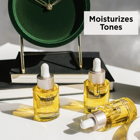 Clarins Blue Orchid Treatment Oil dieniniai ir naktiniai ...