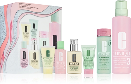 Clinique 3 Steps Skincare Set For Oily Skin coffret cadeau visage ...