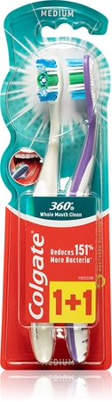 Colgate 360° Whole Mouth Clean Tandenborstel Medium | notino.nl